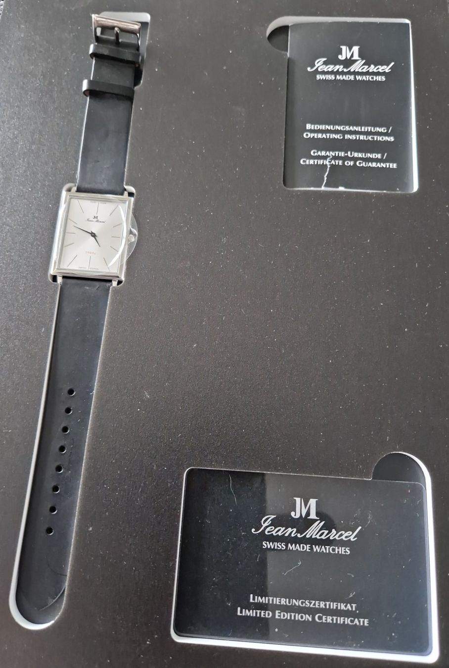 Jean Marcel Swiss Made Limited 097/300 Saphir (Neu und originalverpackt ...