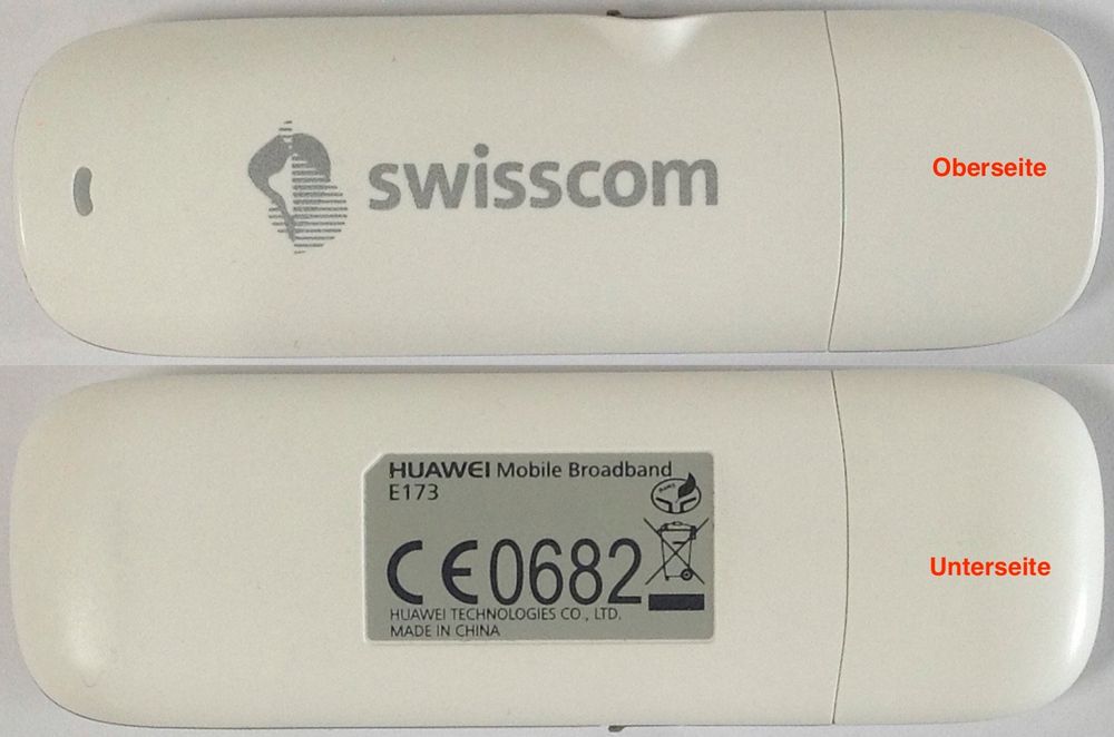 Swisscom Mobile Unlimited Modem USB Huawei E173 weiss PC MAC (Gebraucht ...