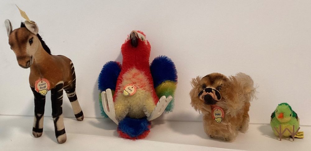 4x Antike Verschiedene Steiff Plüsch Figuren (Gebraucht) in für CHF 65 ...