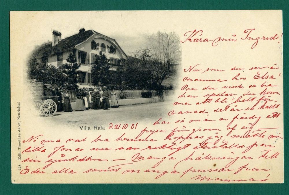 Neuchâtel, Pensionnat Villa Rafa, 1901 (Gebraucht) in Sargans für CHF 1 – mit Lieferung auf ...