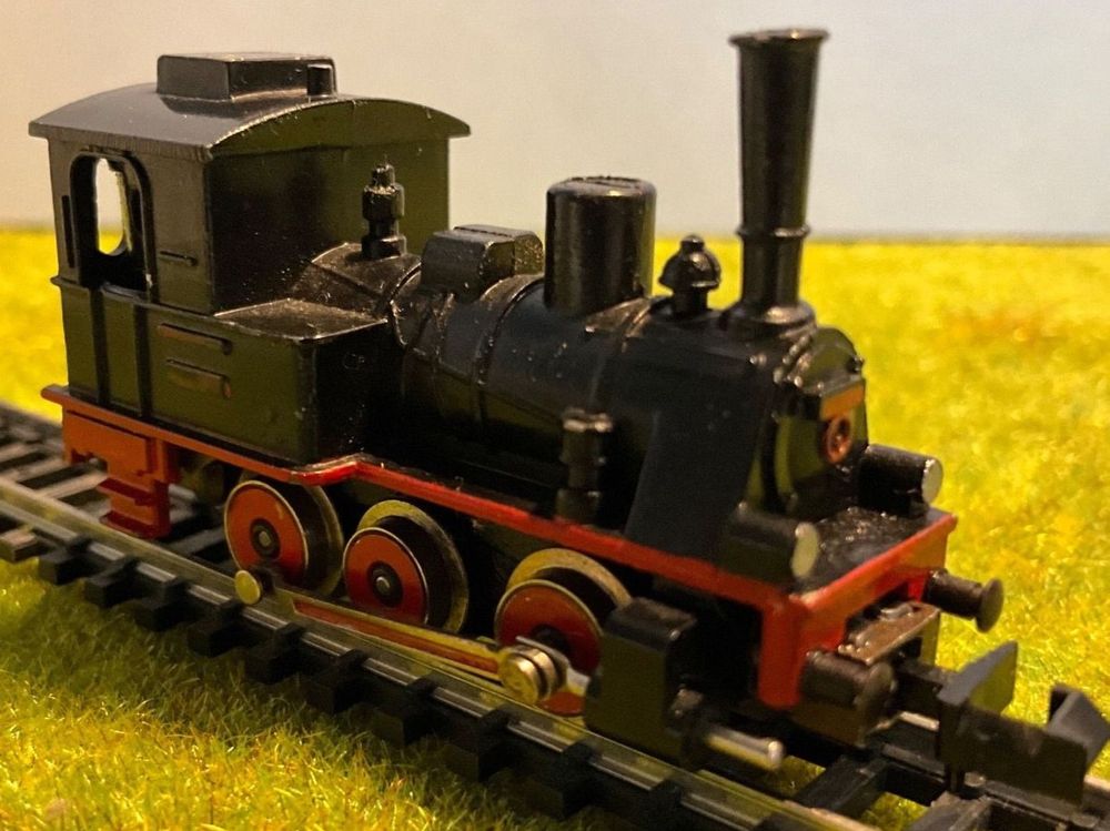 Minitrix __ Lokomotive _ Dampflok Donkey Switcher _ Spur N (Defekt) in ...