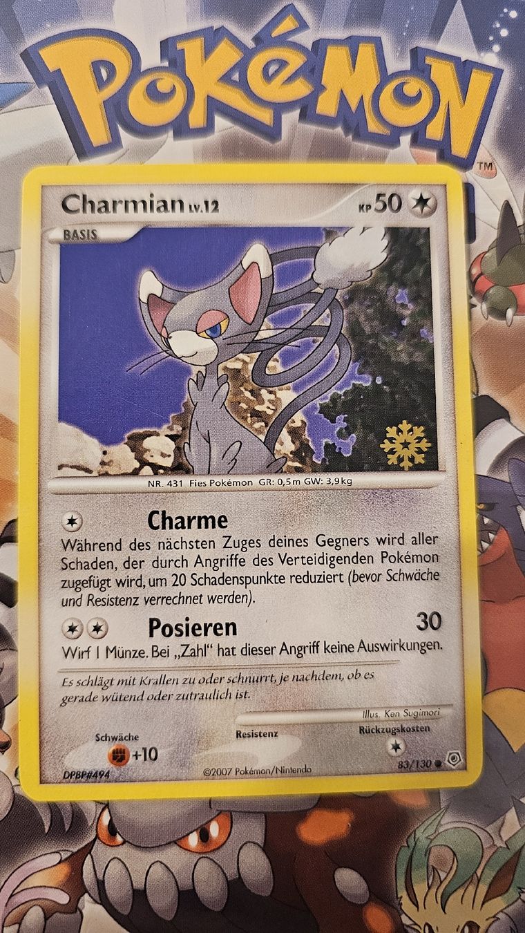 Charmian Lv.12 Seltene Pokemon Karte! Top Zustand. (Neu (gemäss ...