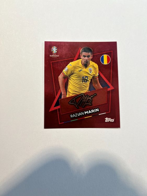 Topps Sticker ROM SP Razvan Marin mit Unterschrift | Kaufen auf Ricardo