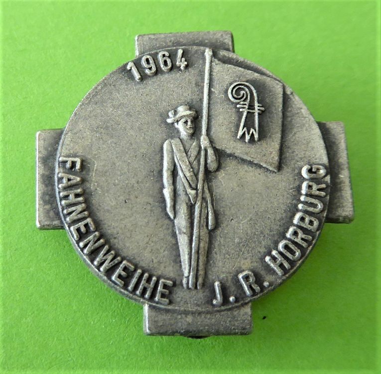 J.R. Horburg 1964 Fahnenweihe; Jugitag 1970 BL Ø ca 3 cm (Gebraucht) in Aesch BL für CHF 3 – mit ...