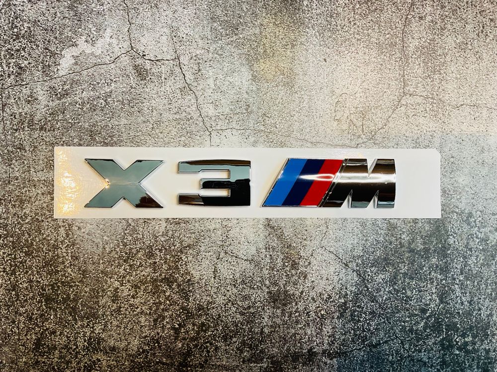 BMW X3M Emblem Logo Schriftzug Chrom Neu (Neu und originalverpackt) in ...