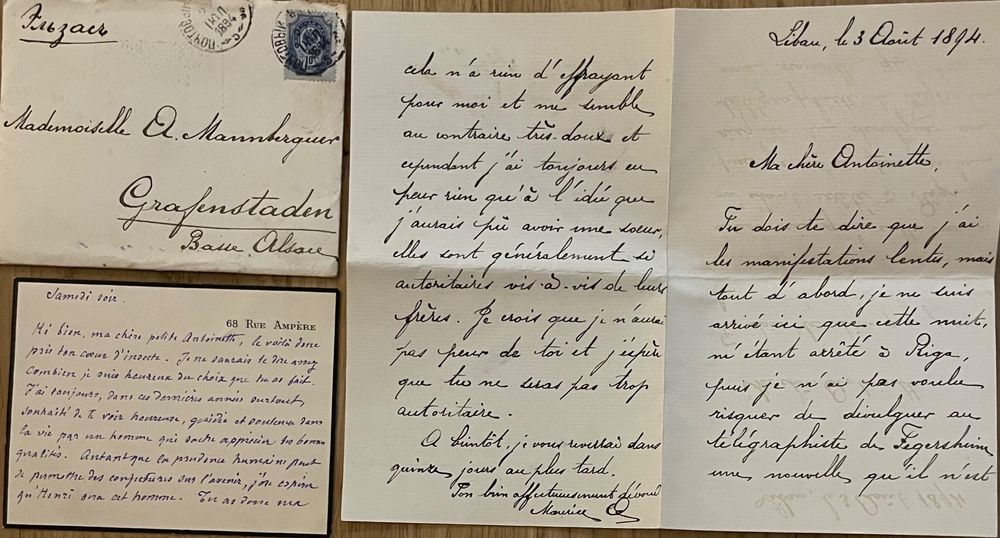 Antike Handgeschriebene Brief 2 Ten Weltkrieg (Gebraucht) in Root für ...