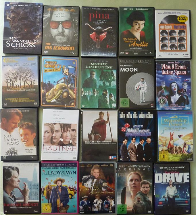 20 DVDs, verschiedene Genres | Kaufen auf Ricardo