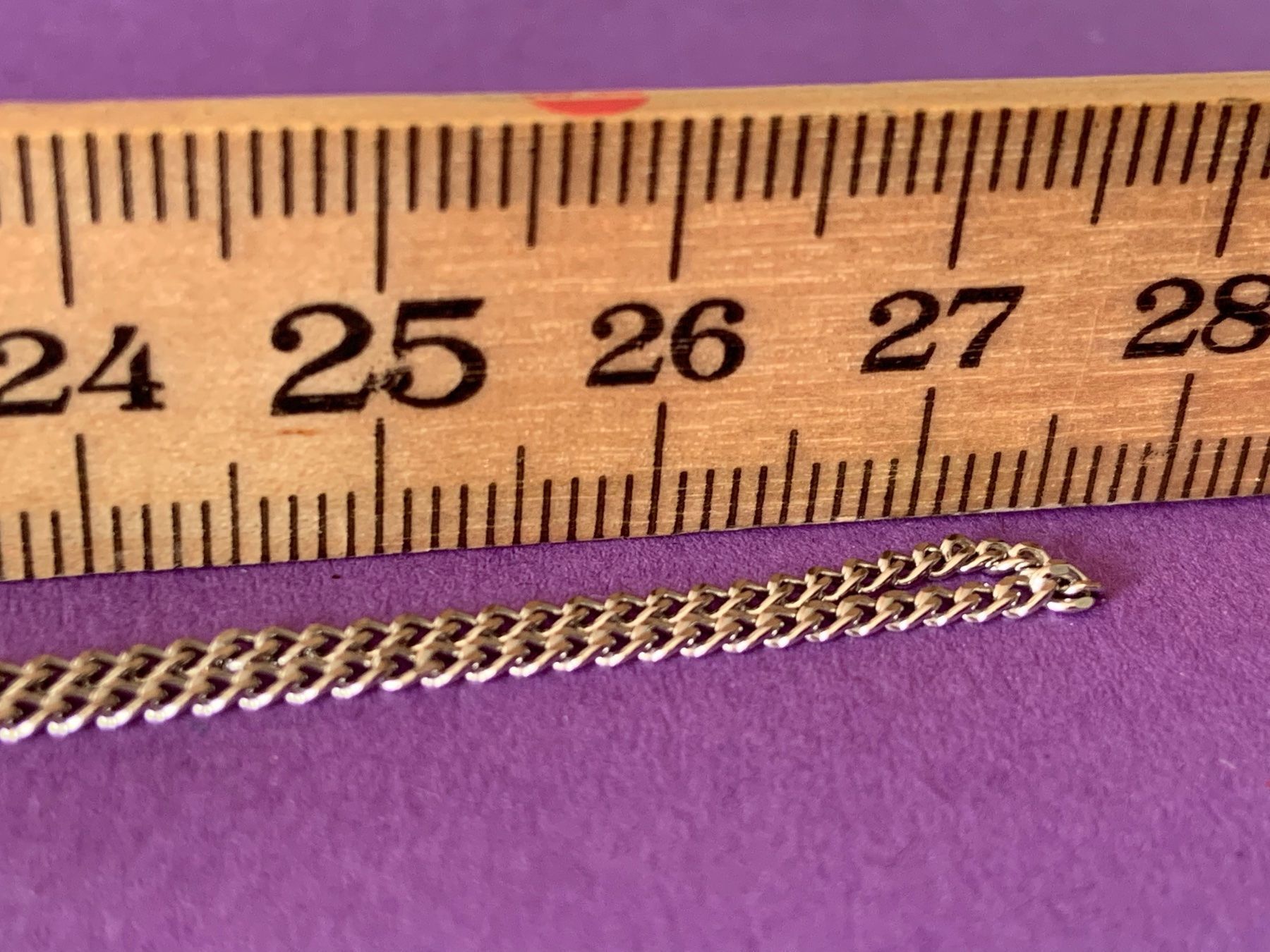 Silberketteli panzerketteli fein (800) 55 cm Lang (Neu und ...