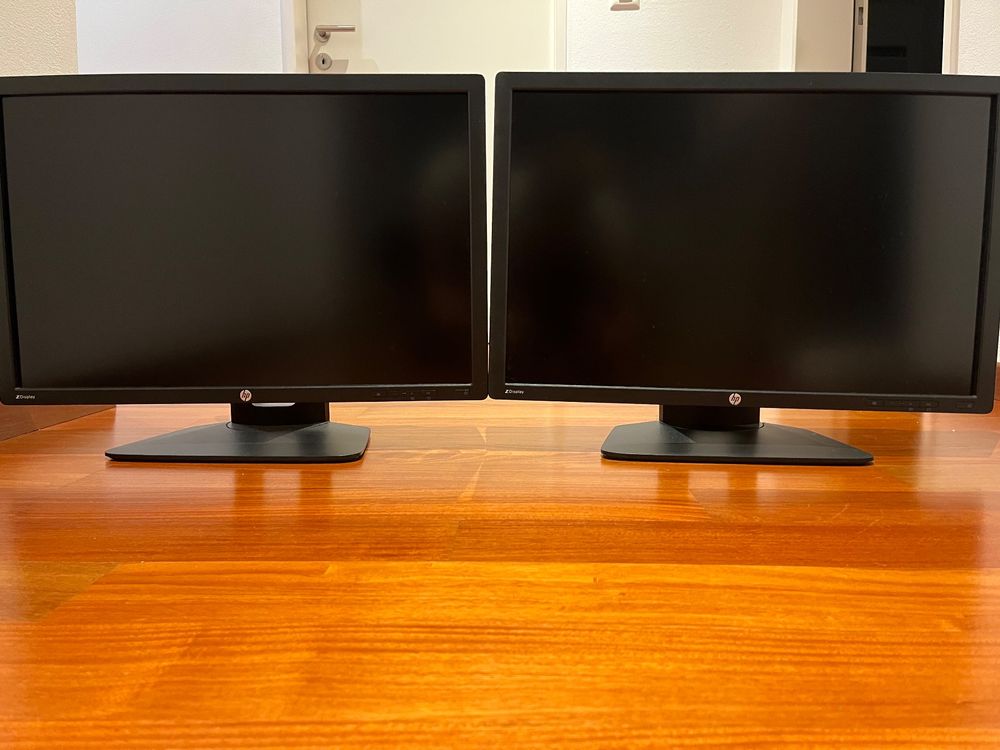 2 HP Z24 Bildschirme zu verkaufen (Gebraucht) in Niederteufen für CHF ...
