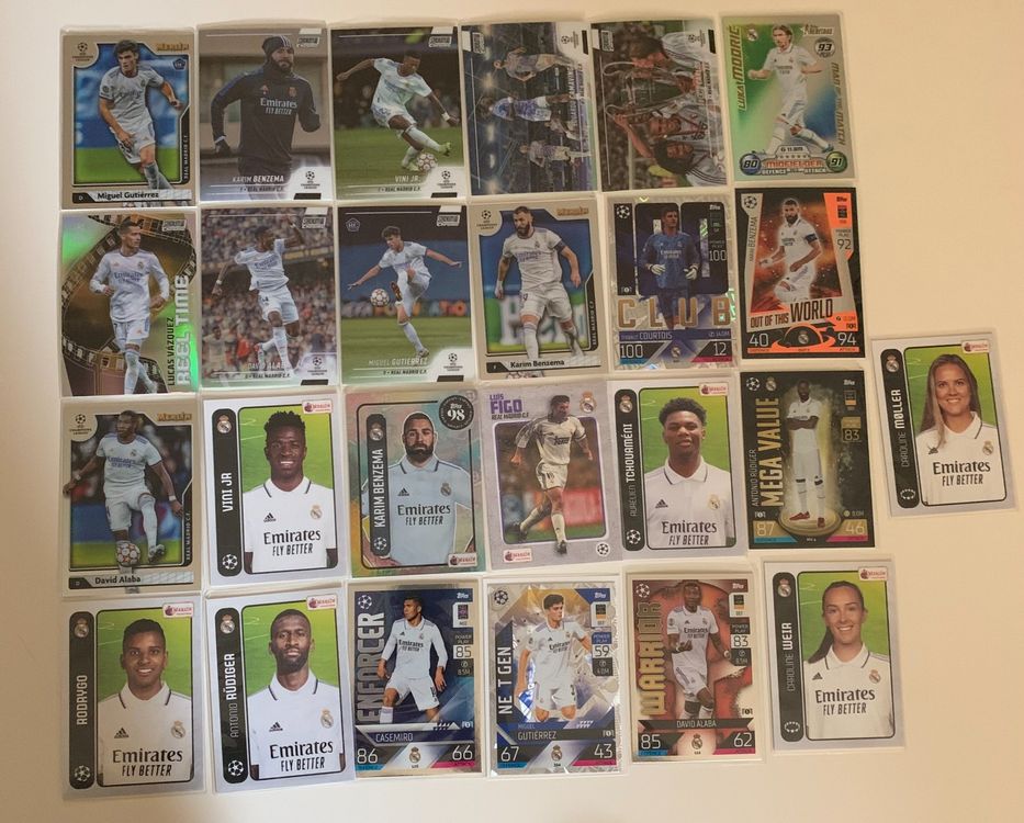 Fussball Sammelkarten Real Madrid | Kaufen auf Ricardo Fussball Sammelkarten Real Madrid | Kaufen auf Ricardo