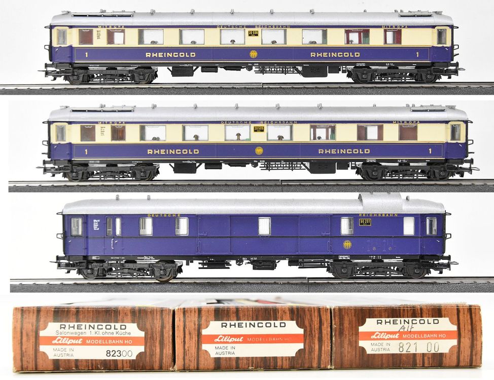 Liliput 3x Rheingold Personenwagen DRG H0 GS mit OVP (Gebraucht) in St. Gallen für CHF 38 – mit ...