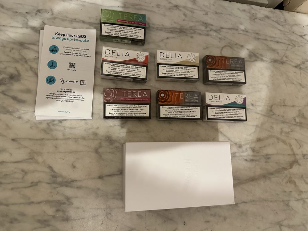 Iqos Iluma i mit 8 Pack.- Terea & Delia, Neuwertig! (Neu (gemäss ...