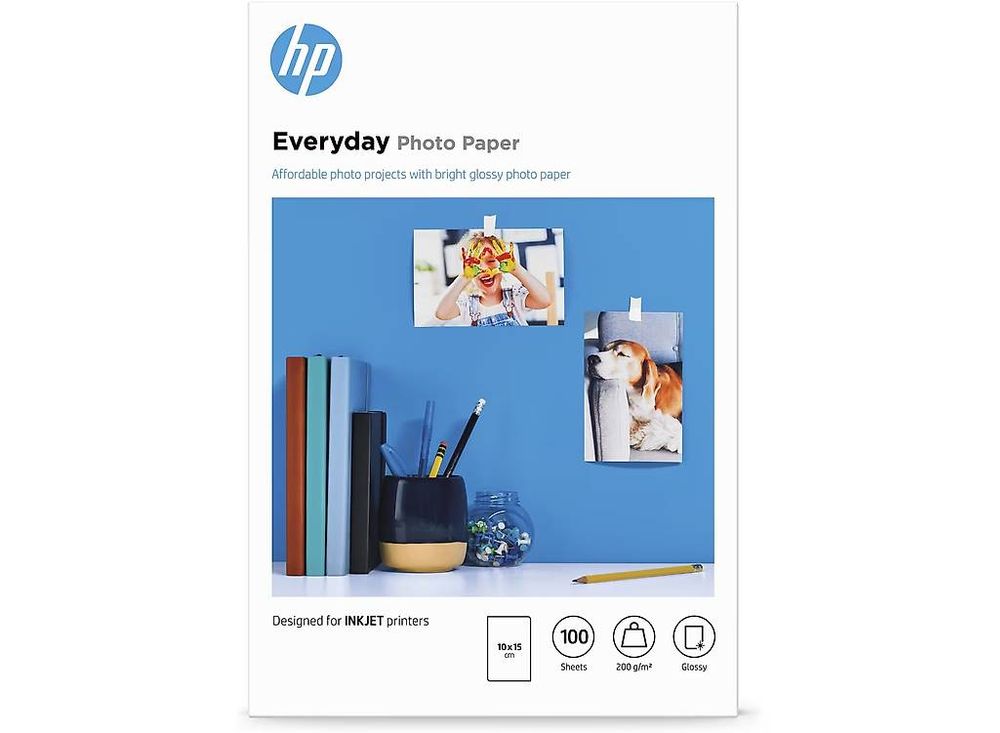 Papier Photo HP Photo Paper 10x15 cm, 100x, Glossy 200g/m2 (D'occasion ...