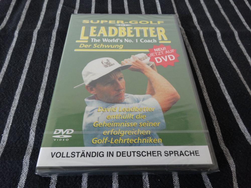 David Leadbetter Der Schwung Golflehr DVD (Neu und originalverpackt) in ...