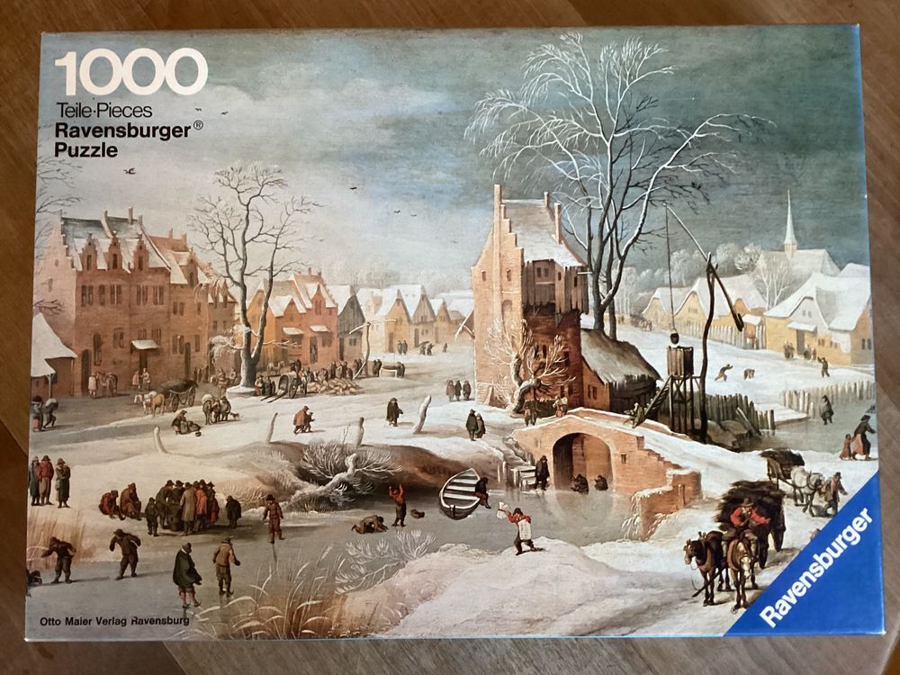 Ravensburger Puzzle 1000 Teile Winterlandschaft Brueghel | Kaufen auf ...