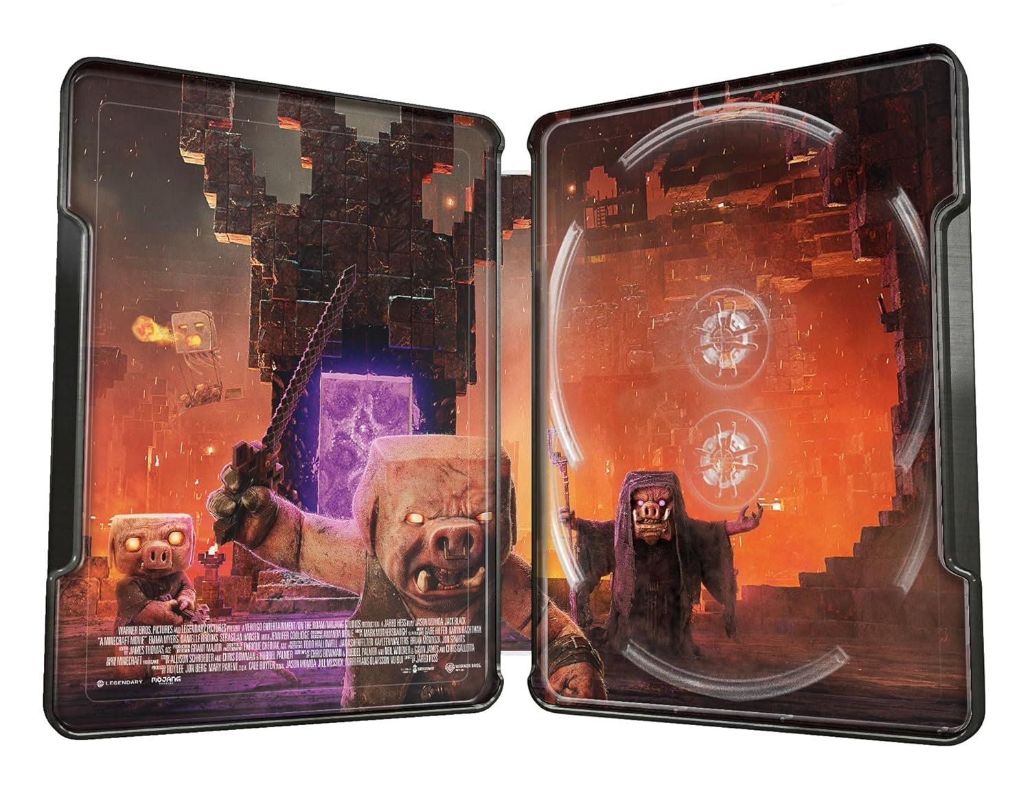 Blu - ray Ein Minecraft Film - Limited Steelbook 4K+Blu-ray (Neu und ...