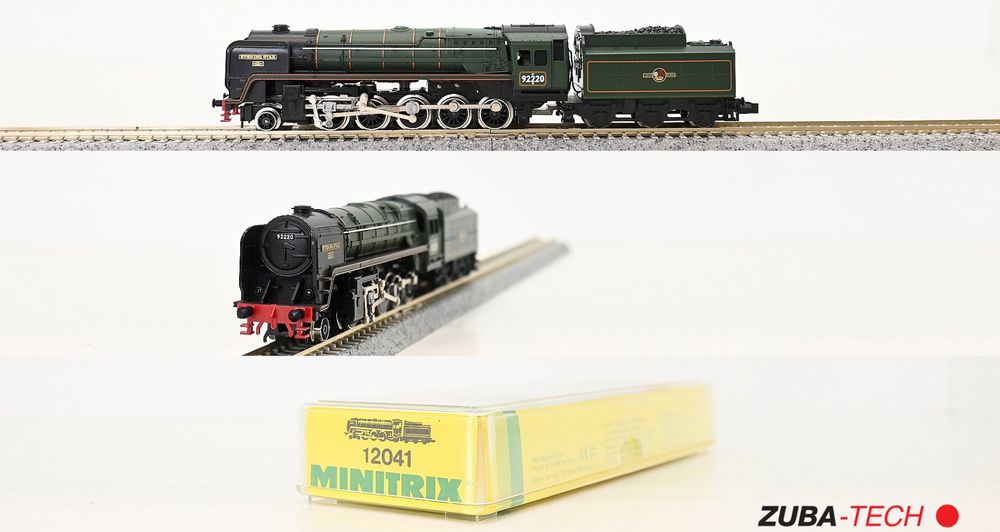 Minitrix 12041 Dampflok Class 9F BR Spur N GS Analog OVP (Gebraucht) in ...