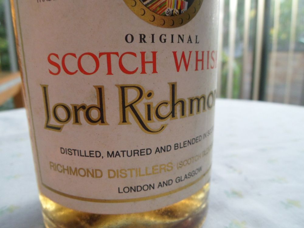 Lord Richmond Blended Scotch Whisky, 1970er Jahre Bottling (Neu (gemäss ...