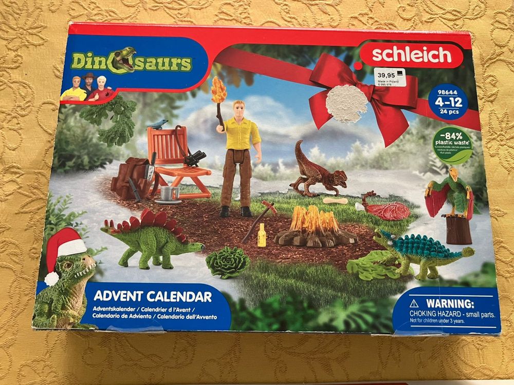 Calendario dell'avvento Schleich a tema dinosauri (nuovo) (Neu und ...