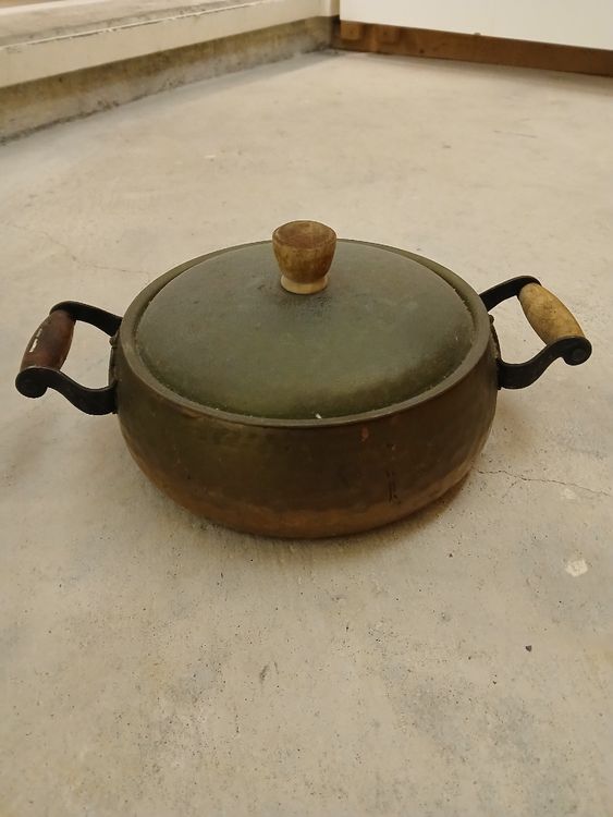 Vintage Copper Bottom Pot with Lid. Ready for Cooking! (Gebraucht) in ...