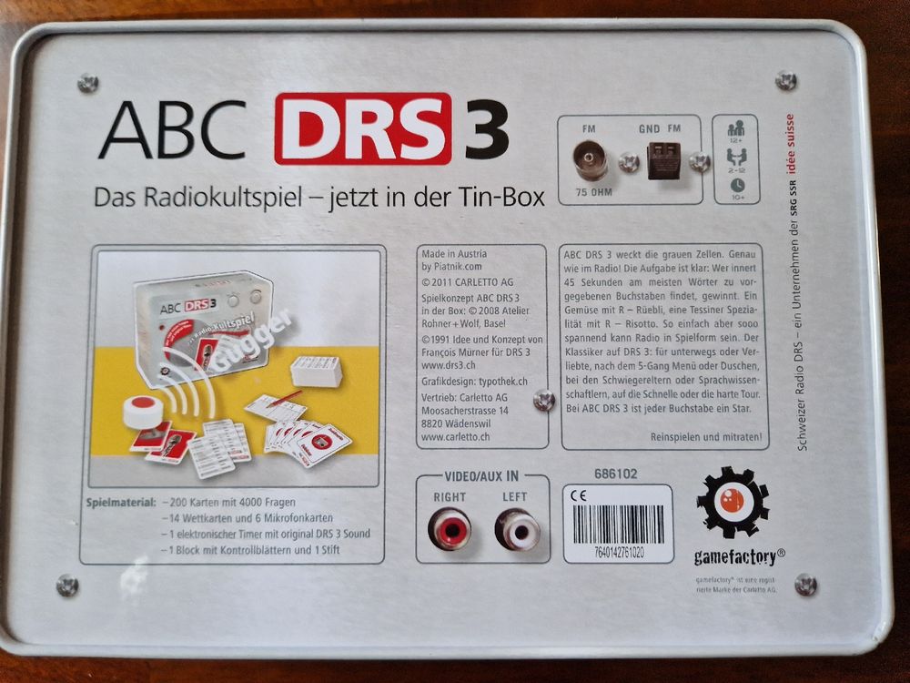 abc drs 3 das Radio Kultspiel (Gebraucht) in Bern für CHF 1 – mit ...