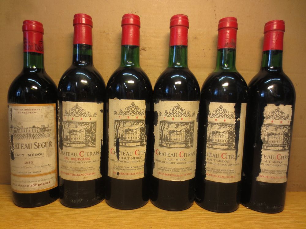6 Fl. Chateau Citran 1981 (Neu (gemäss Beschreibung)) in Schöftland für ...