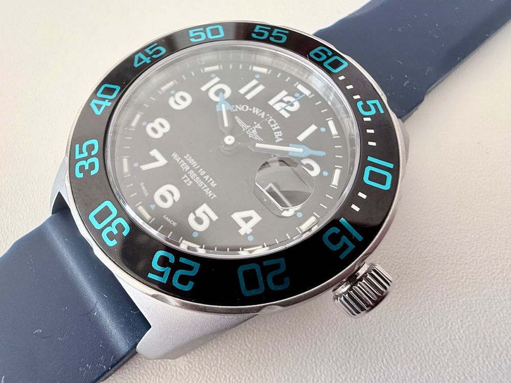 ZENO Diver H3 Quartz, Steel & Teflon case, SRP Fr. 318.- (Neu und ...