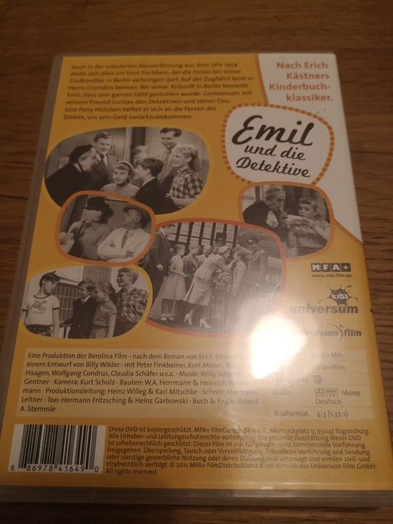 Emil und die Detektive, Der Klassiker von 1954 DVD | Kaufen auf Ricardo