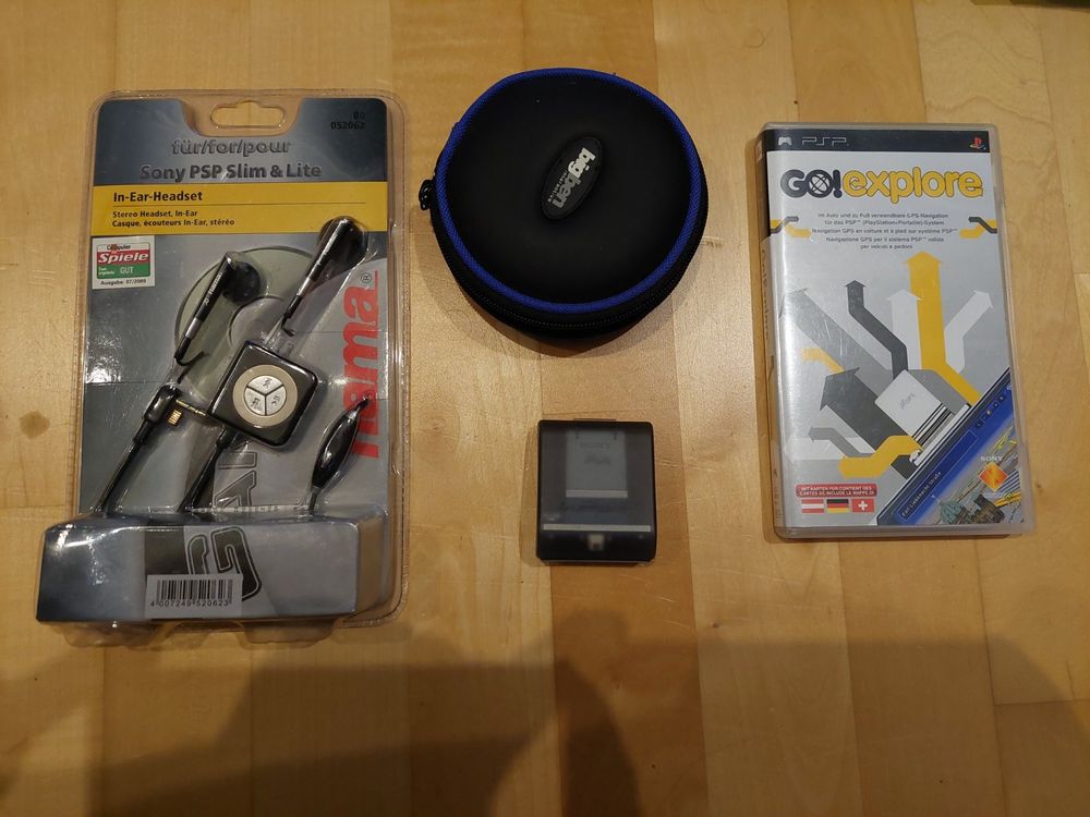 PSP Headset, Game Case, GO Explore inkl GPS Empfänger | Kaufen auf Ricardo