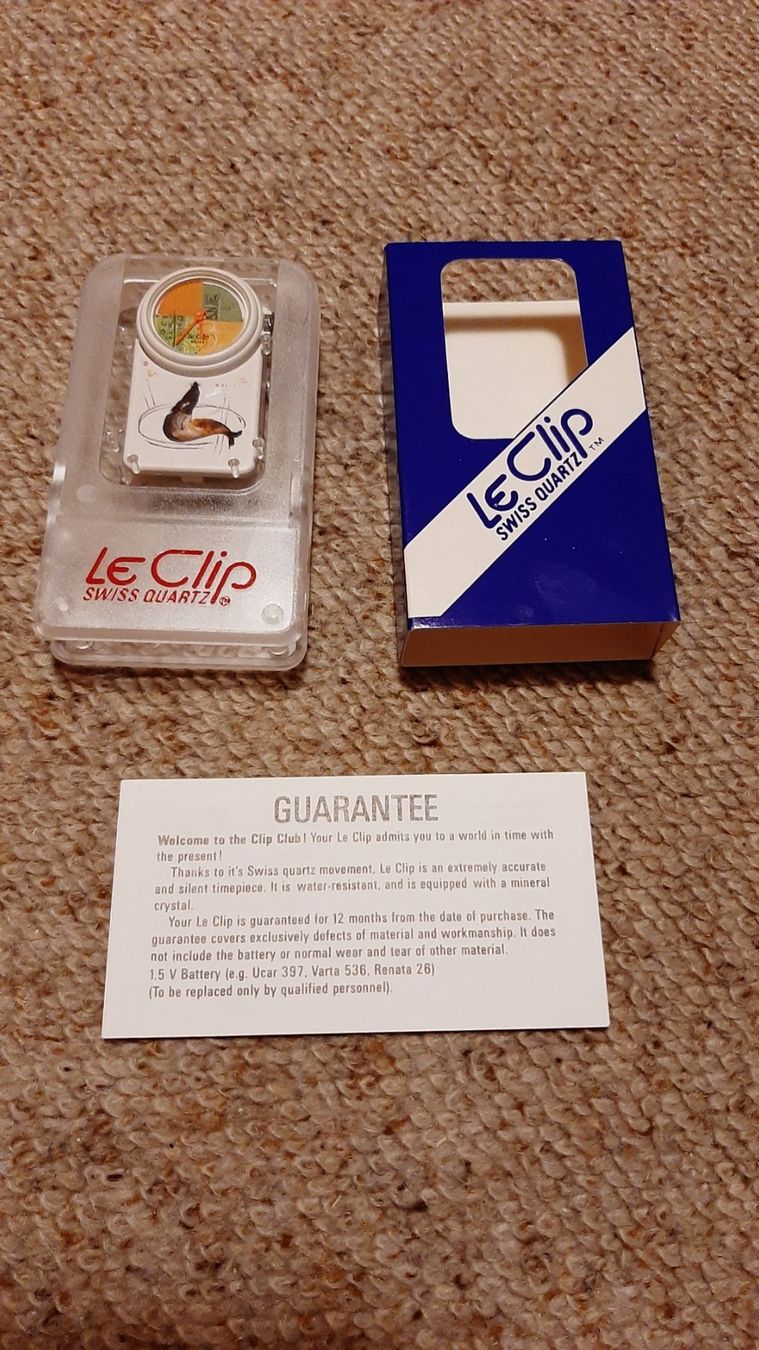 Le Clip - Swiss Quartz watch - The seal - Knie (Nuovo e nell ...