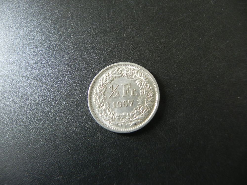 Schweiz 50 Rappen 1967 B Silber (Gebraucht) in Biel/Bienne für CHF 1.4 – mit Lieferung auf ...