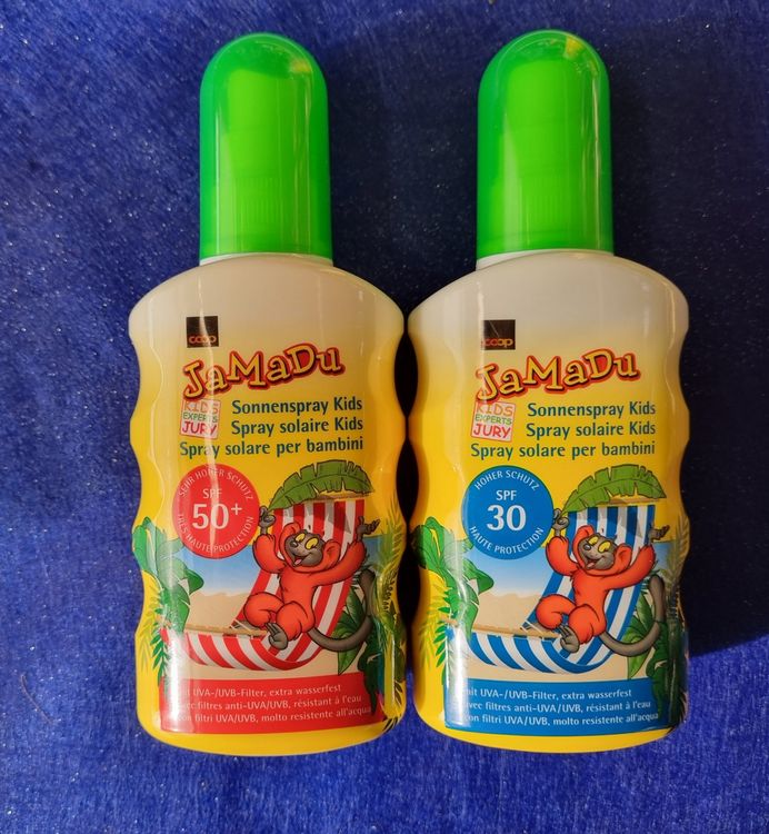 KINDER SONNENCREME JAMADU (SPF 50+)SPRAY (Neu und originalverpackt) in ...