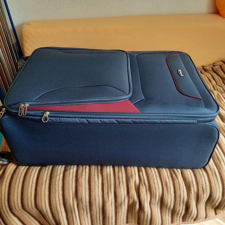 neuer blauer Rollkoffer Stoff, 26" 80l (Neu (gemäss Beschreibung)) in ...
