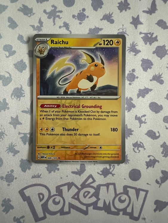 Pokémon 151 Raichu Reverse EN | Kaufen auf Ricardo