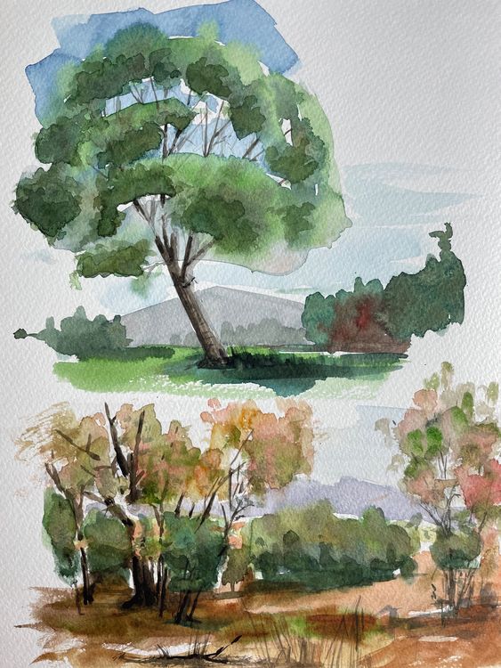 Aquarell Von Leo Kalmus (1904-1986) Nachlass (Gebraucht) in Baar für ...