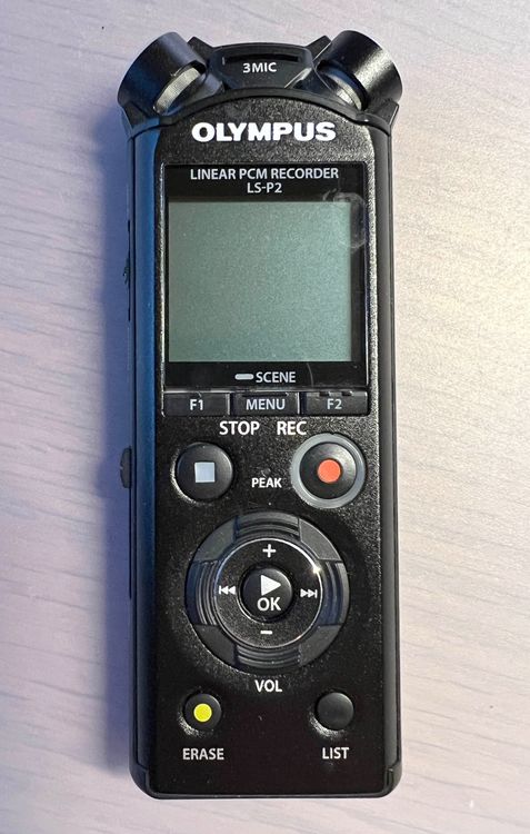 Diktiergerät Olympus LS-P2, gebraucht, guter Zustand (Gebraucht) in Häusernmoos für CHF 88 – mit ...