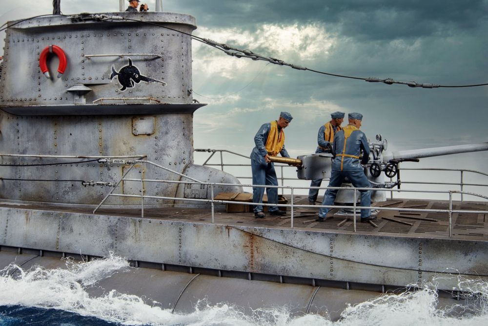 U96 Das Boot Diorama mit 3D Frame, Licht- und Soundeffekten | Acheter ...