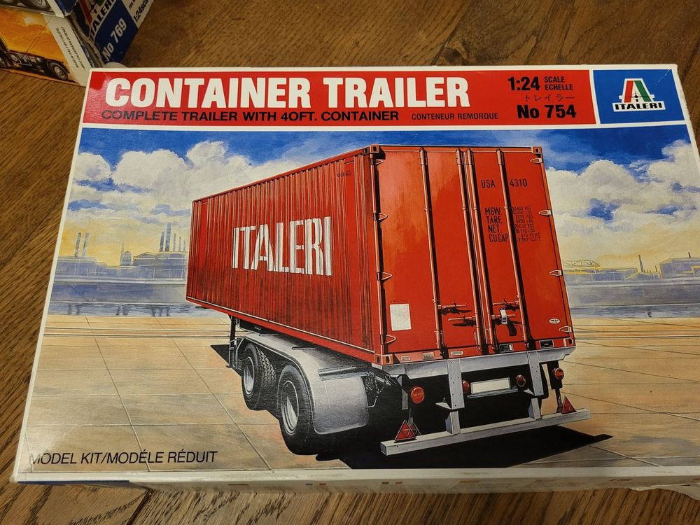 Italeri Container Trailer Nr. 754 NEU (Neu (gemäss Beschreibung)) in ...