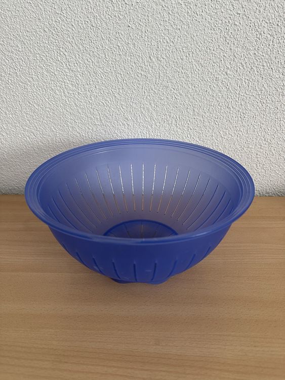 Tupperware Sieb, blau, 25cm | Kaufen auf Ricardo
