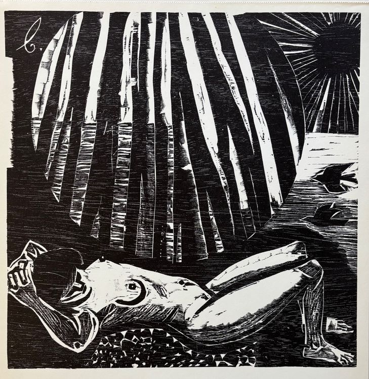 Ugo Cleis (1903-1976), Orig. Holzschnitt, 1969, Agosto II (Gebraucht ...