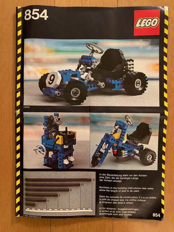 Lego 854 Technic OBA Komplett Go-Cart | Kaufen auf Ricardo