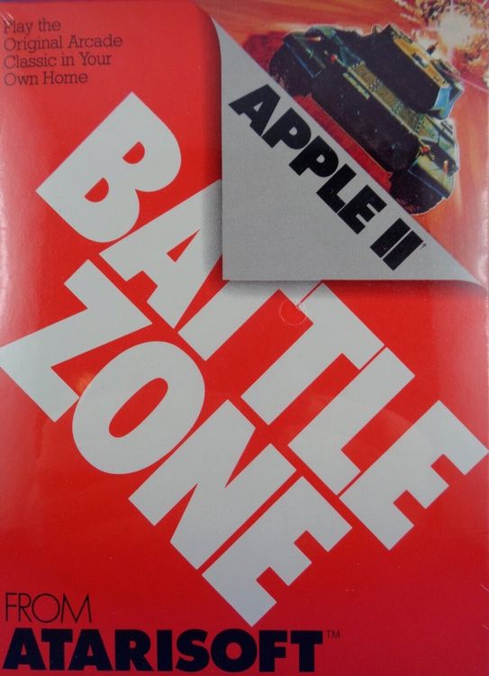 APPLE II -- BATTLE ZONE (ATARISOFT) #NOS #SEALED (Neu und ...