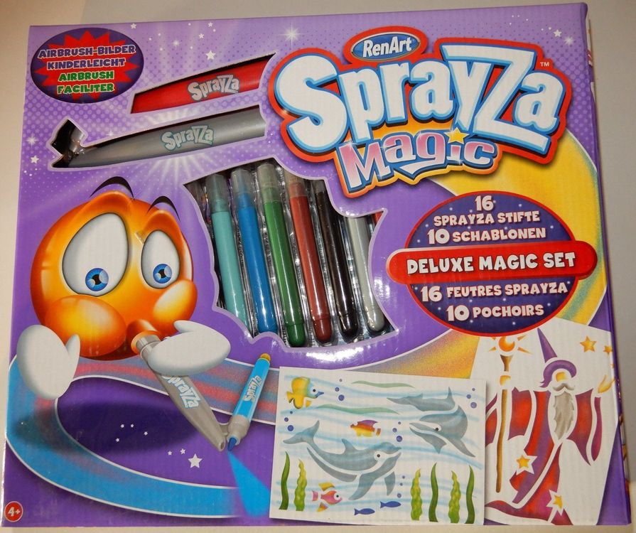 SprayZa Magic Airbrush Stifte Schablonen | Kaufen auf Ricardo