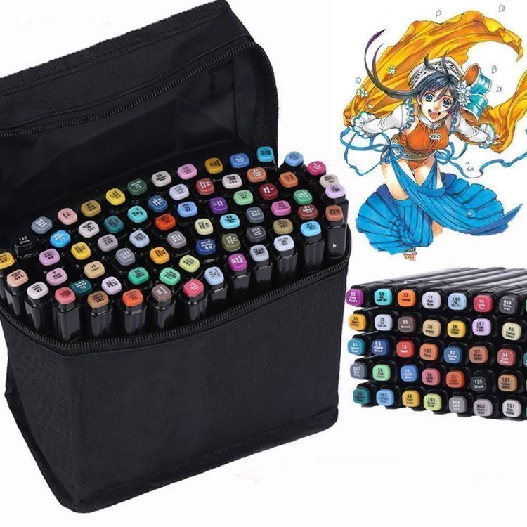 80 Farben Marker Graffiti Pens Stift Set (Neu (gemäss Beschreibung)) in ...