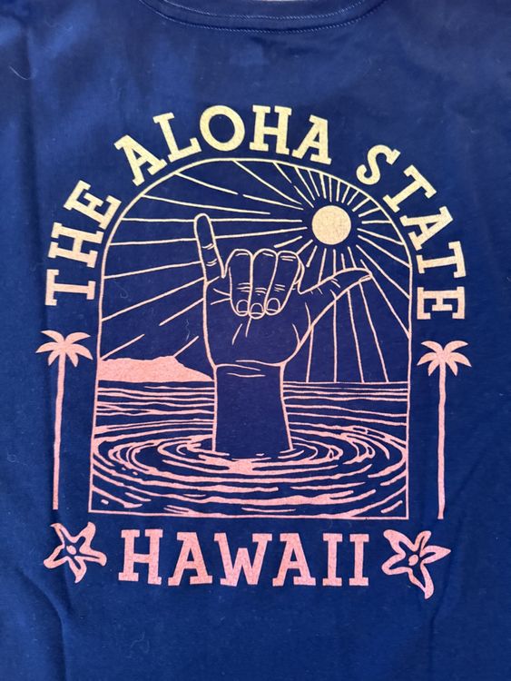Old Navy T-Shirt Gr. L Hawaii The Aloah State Hang Loose USA (D ...