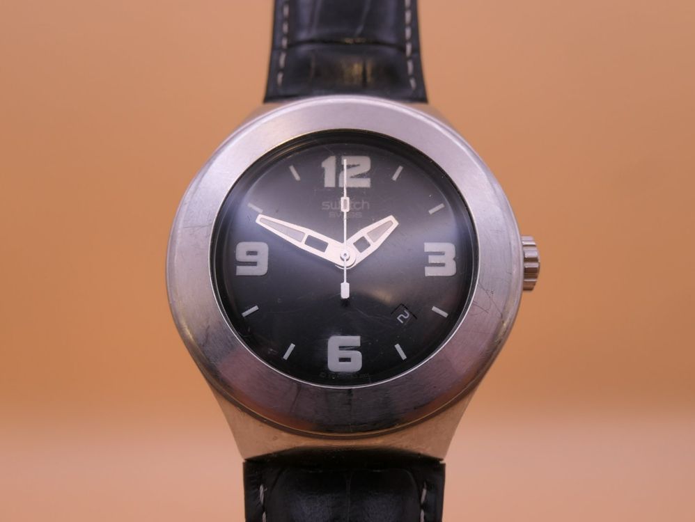Swatch Irony "Nabab Black Sceptre" YNS400, neue Batterie (Gebraucht) in ...
