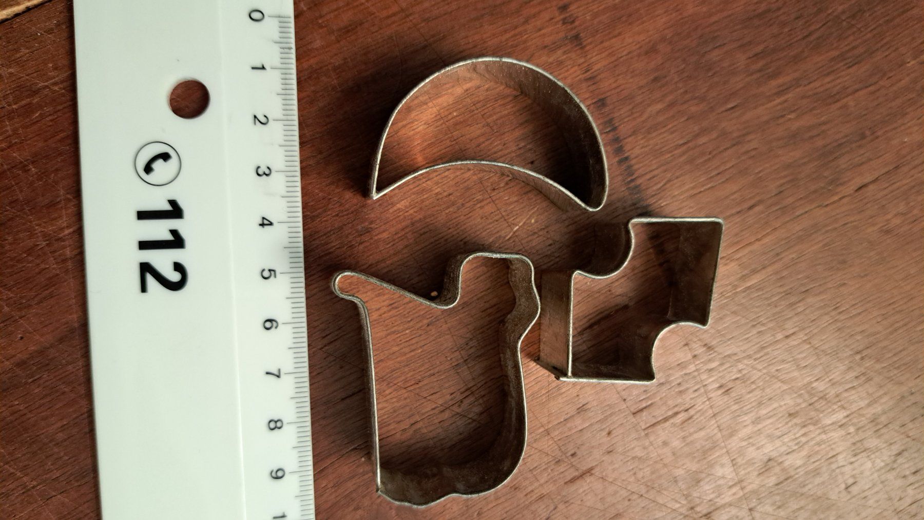 Ausstechformen Gutziförmli Katze Mond Pfeil alt antik (?) 3 (Gebraucht ...