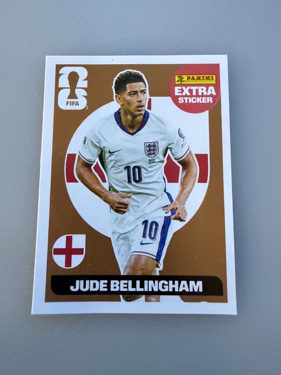 Panini WM 2026 Jude Bellingham Extra Sticker Bronze (Neu (gemäss ...