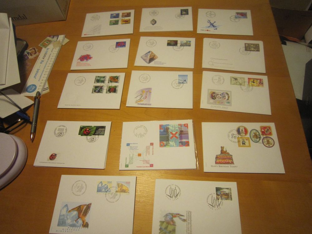 CH 2002 FDC schöne Sammlung mit 14 ET Briefe | Kaufen auf Ricardo