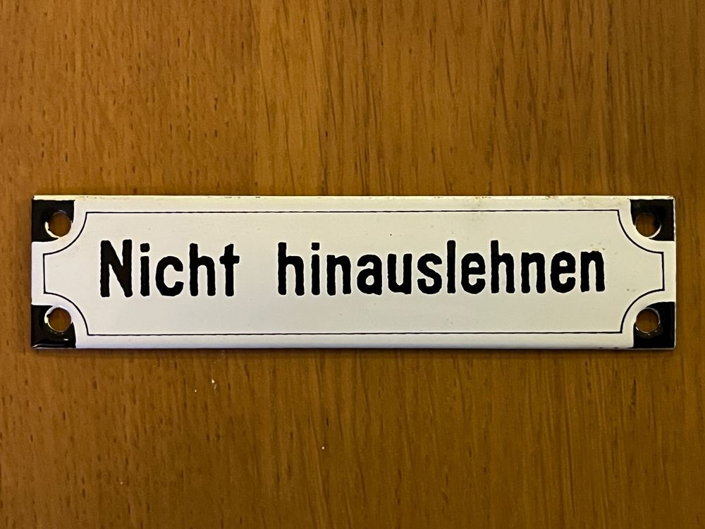 Tram Emailschild Basler Tram BVB Zug Eisenbahn | Kaufen auf Ricardo